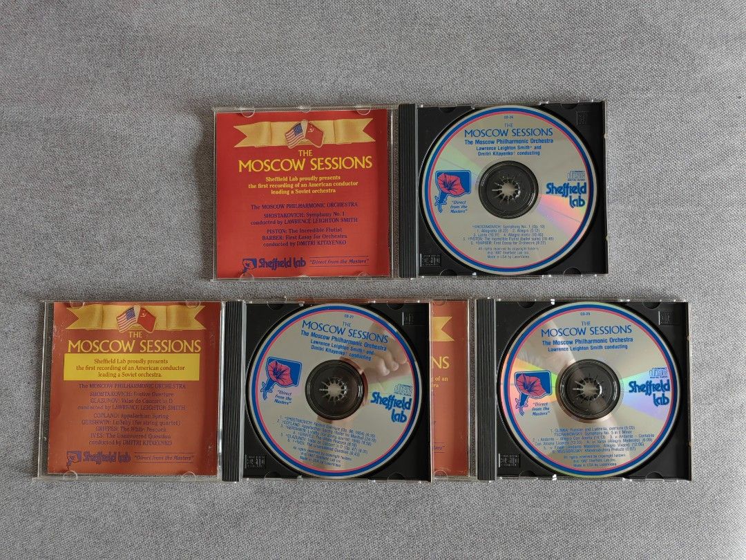 Sheffield Lab The Moscow Sessions CD Set audiophile hi-fi high fidelity ...