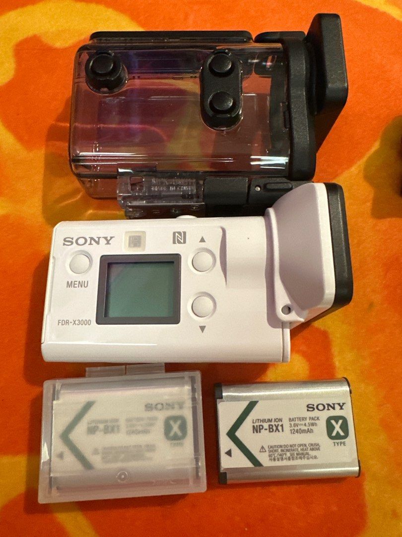 Sony FDR-X3000 Action Camera with Accessories, Photography, Cameras on ...