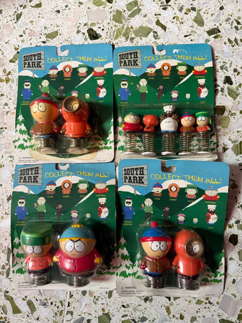 South Park Collectible Bobblehead Figures - Set of 4, Hobbies & Toys ...