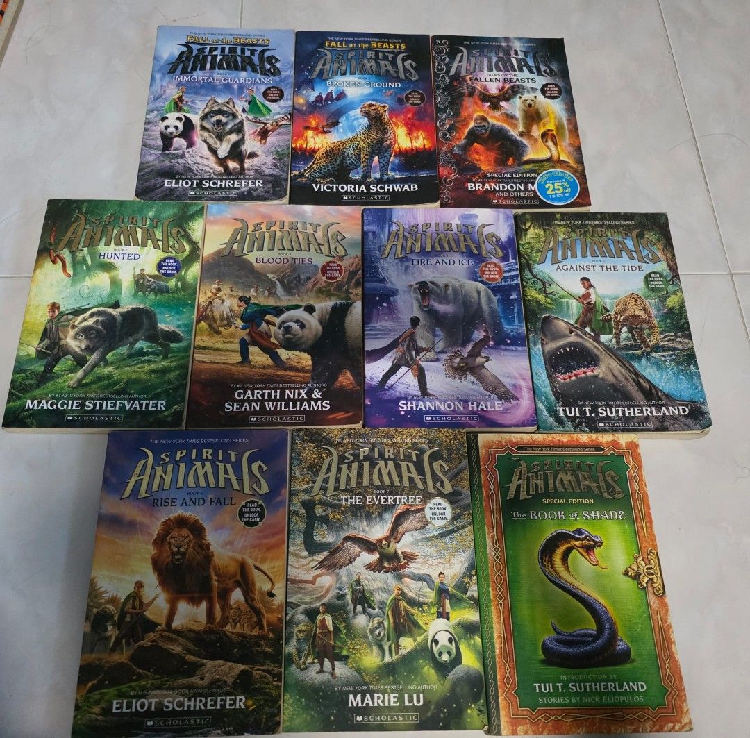 Spirit Animals & Fall of the Beasts Book Set, Hobbies & Toys, Books ...