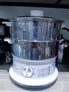 USED NOXXA 165404 STEAMER 3 TIER 1200W 12L, TV & Home Appliances ...