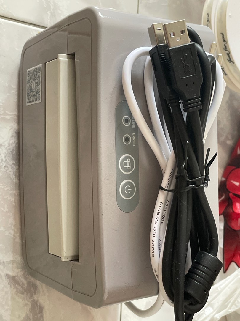 Thermal printer Bluetooth Waybill label printer, Computers & Tech ...