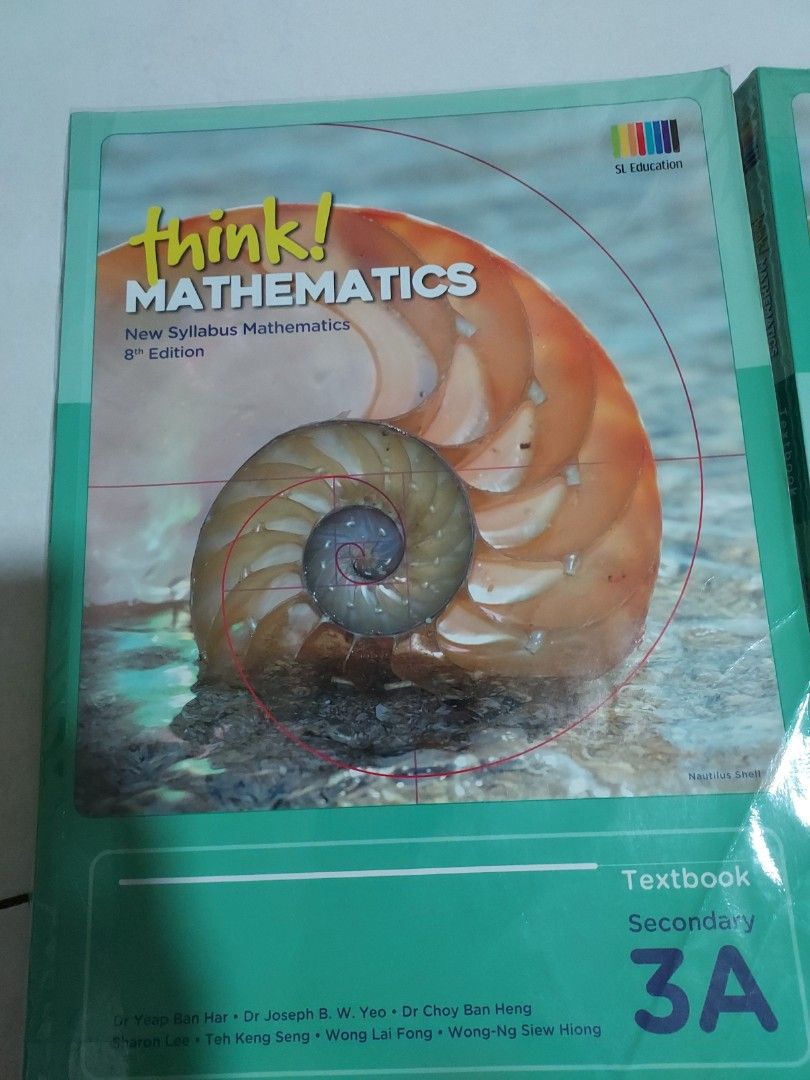 Thinl! Maths Sec Textbook 3A & 3B, Hobbies & Toys, Books & Magazines ...