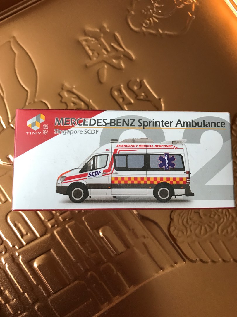 Tiny Mercedes-Benz Sprinter Ambulance Singapore SCDF, Hobbies & Toys ...