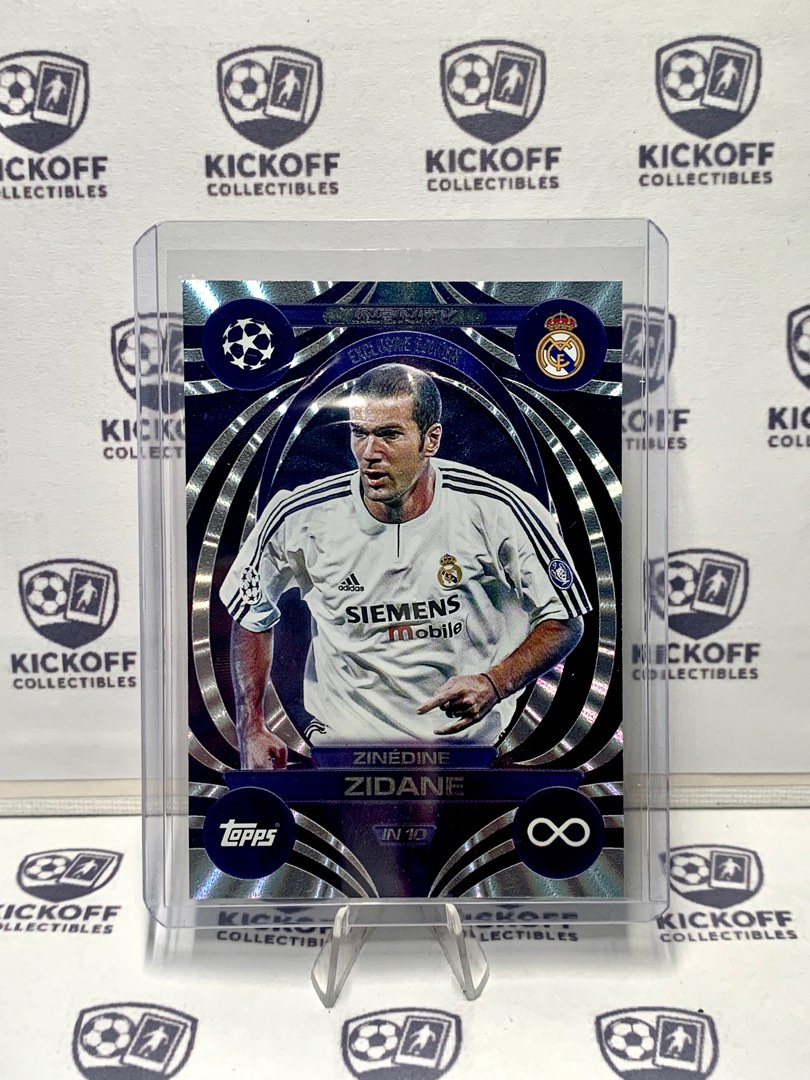 Topps Match Attax 25/26 Infinity Zinedine Zidane, Hobbies & Toys, Toys ...