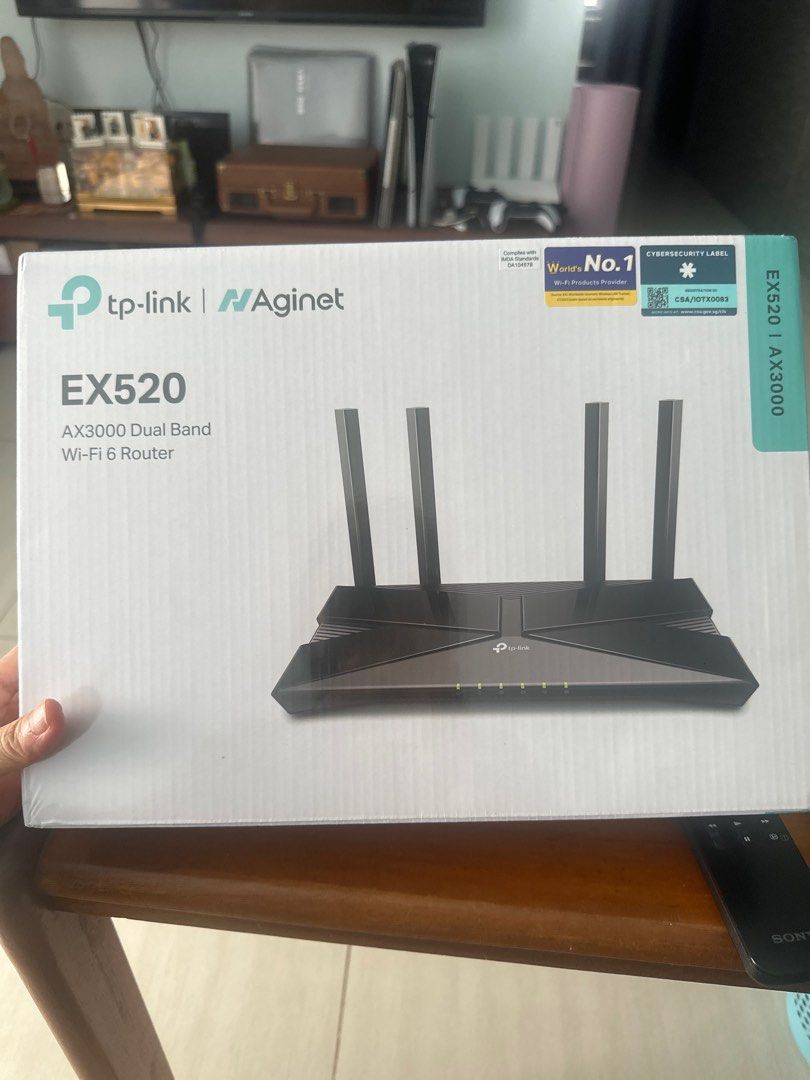 TP-Link EX520 AX3000 Dual Band Wi-Fi 6 Router, Computers & Tech, Parts ...