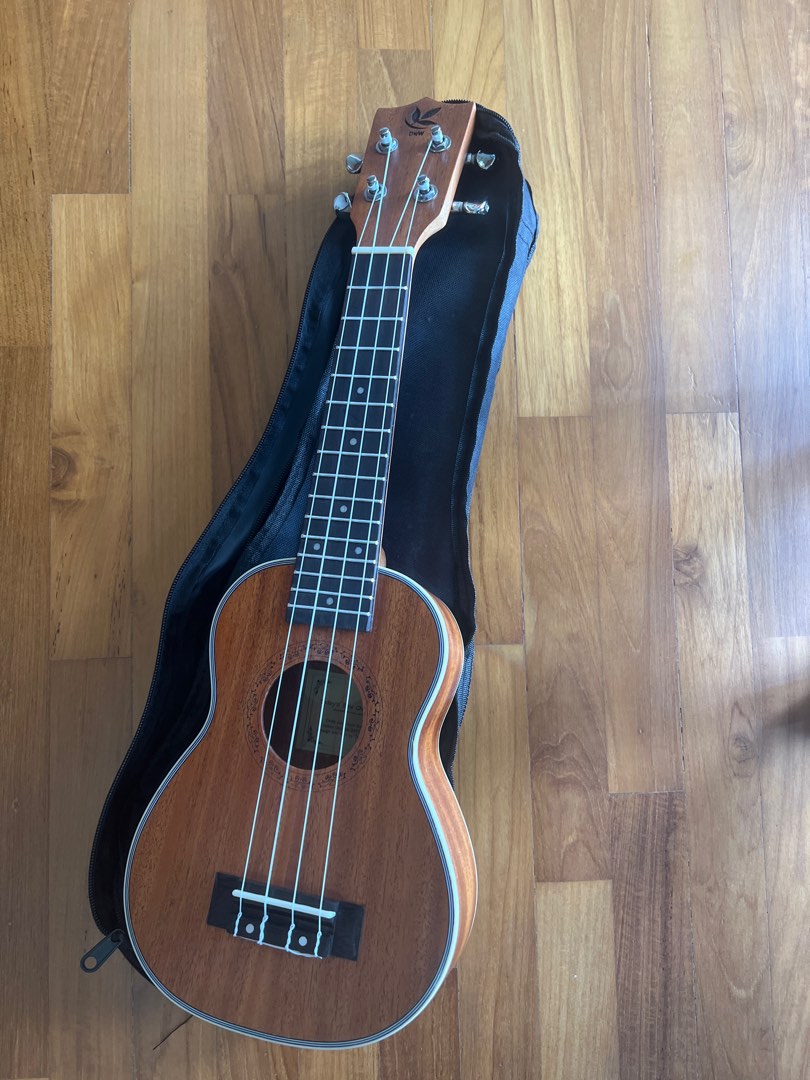 Ukulele with Case, Hobbies & Toys, Musical Instruments on Carousell