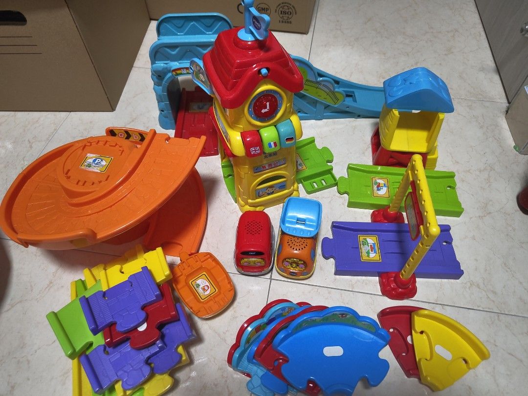 Free - VTech Go! Go! Smart Wheels Train Station Playset, Hobbies & Toys ...