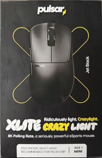 Pulsar X2H Crazylight mini gaming mouse, Computers & Tech, Parts ...