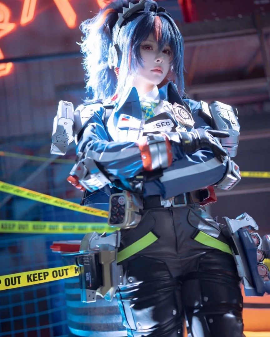 Zenless Zone Zero - Zhu Yuan Cosplay Full Set - XL Size (Wig, Prop ...