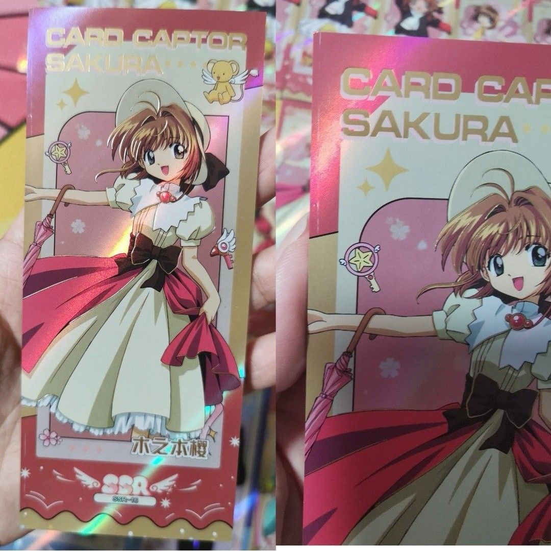 (10 cent/ea) Cardcaptor Sakura holographic collectable character cards ...