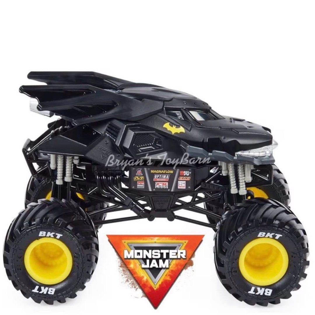 1/24 Scale Monster Jam & Batman Batmobile Monster Truck with Die-Cast ...