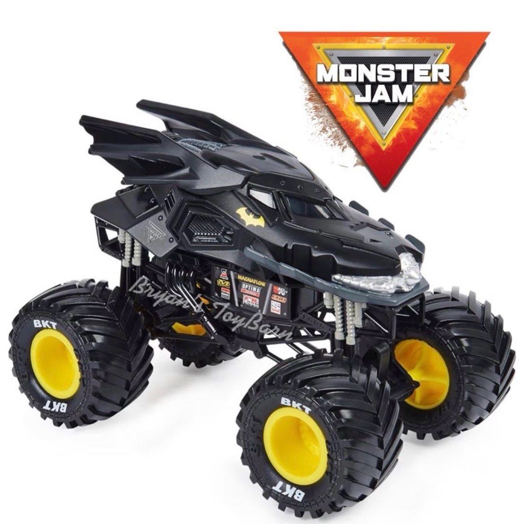 1/24 Scale Monster Jam & Batman Batmobile Monster Truck with Die-Cast ...
