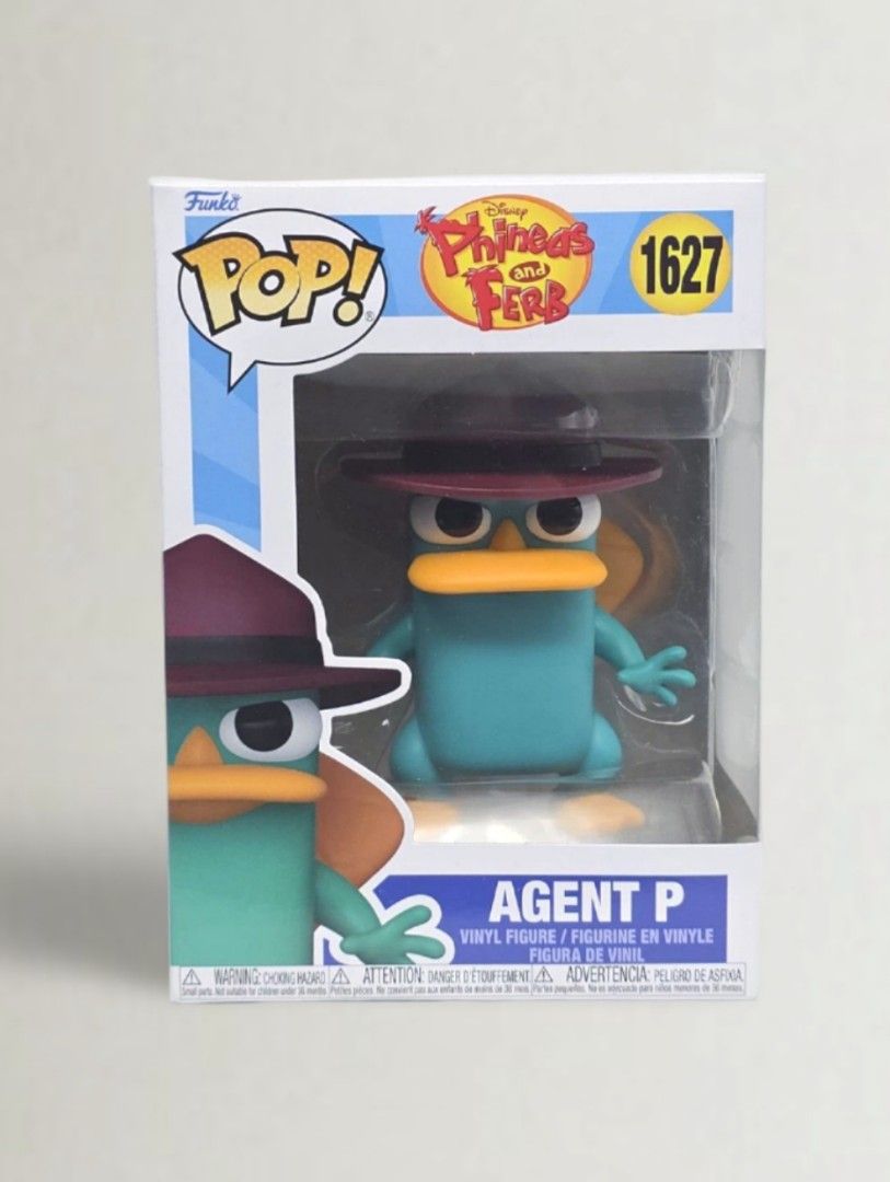 1627 Agent P Funko pop | Disney Phineas and Ferb Nickelodeon cartoon ...