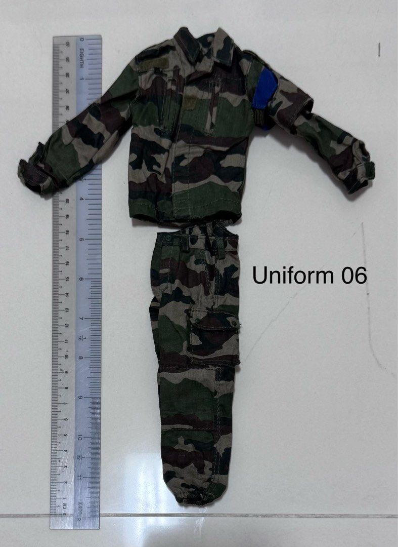 1/6 Scale Action Figure Uniform Sets - Camo & Desert, Hobbies & Toys ...