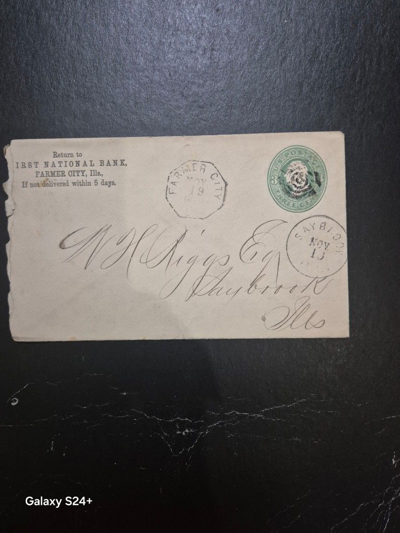1919 Antique Envelope from First National Bank, Hobbies & Toys ...