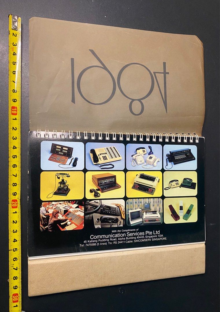 1984 vintage desk calendar, Hobbies & Toys, Memorabilia & Collectibles ...
