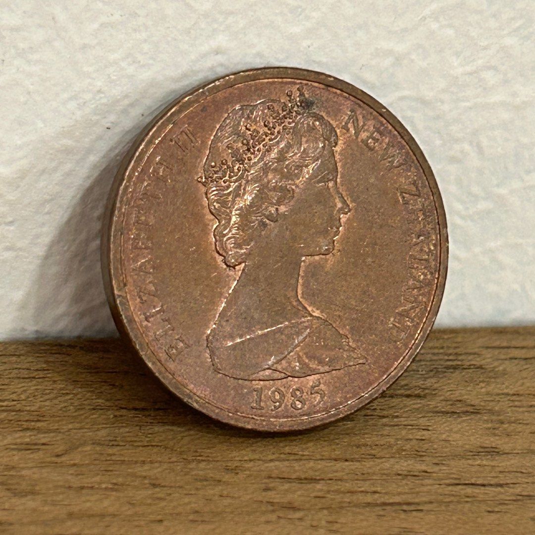 1985 New Zealand 2 Cent Coin, Hobbies & Toys, Memorabilia ...