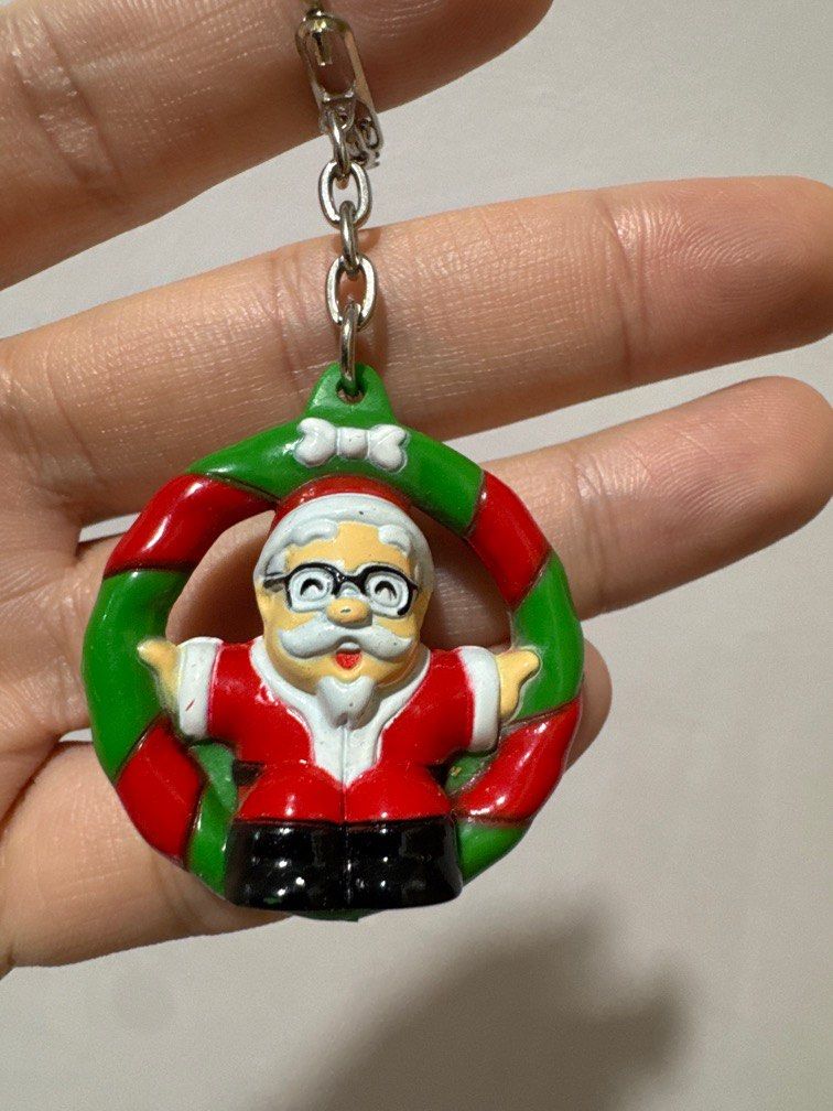 1990's Colonel Sanders Christmas Keychain KFC, Hobbies & Toys ...