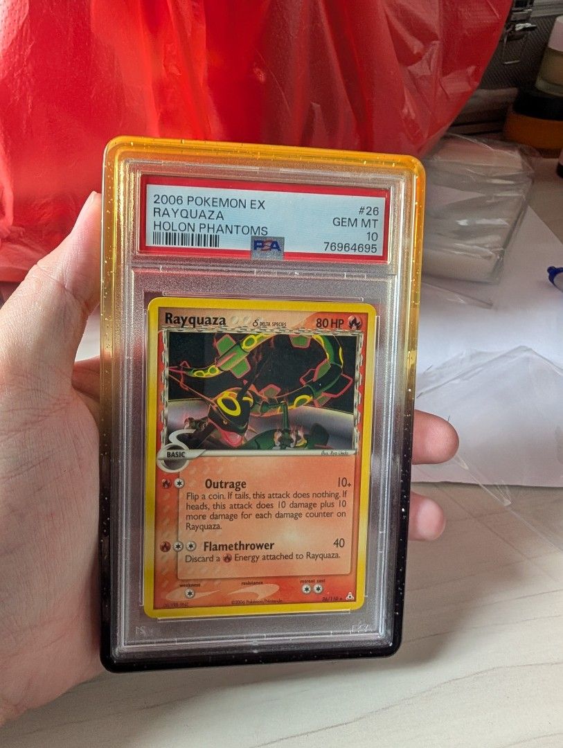 2006 Pokemon EX Rayquaza Holon Phantoms PSA 10, Hobbies & Toys, Toys ...