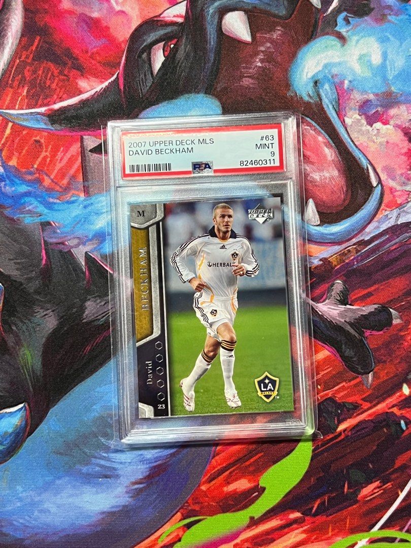 2007 Upper Deck Rookie David Beckham PSA 9, Hobbies & Toys, Toys ...