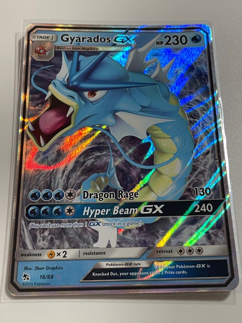 2019 Pokémon Gyarados GX 16/68 - Hidden Fates Ultra Rare Holo, Hobbies ...