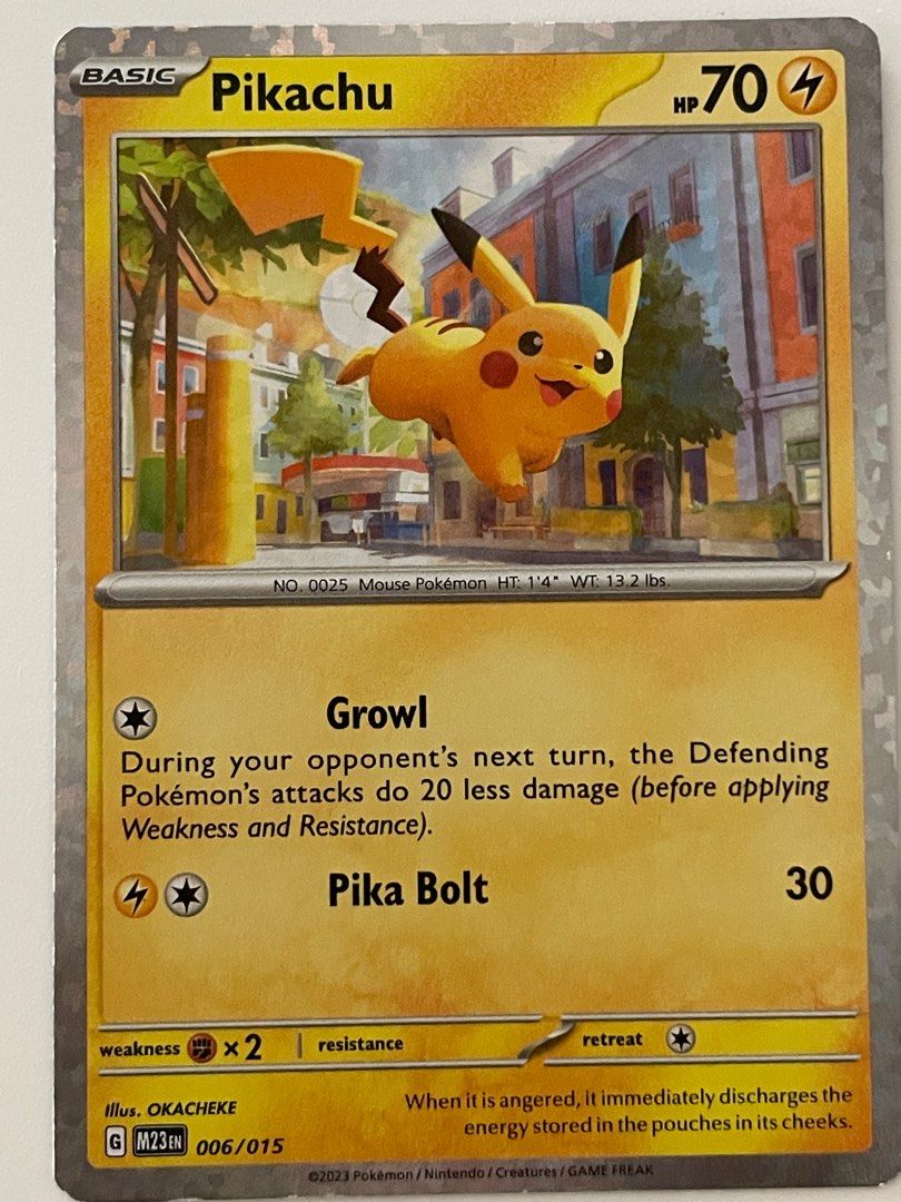 2023 Pokemon McDonald’s Match Battle Pikachu 006/015 - Holo - Near Mint ...