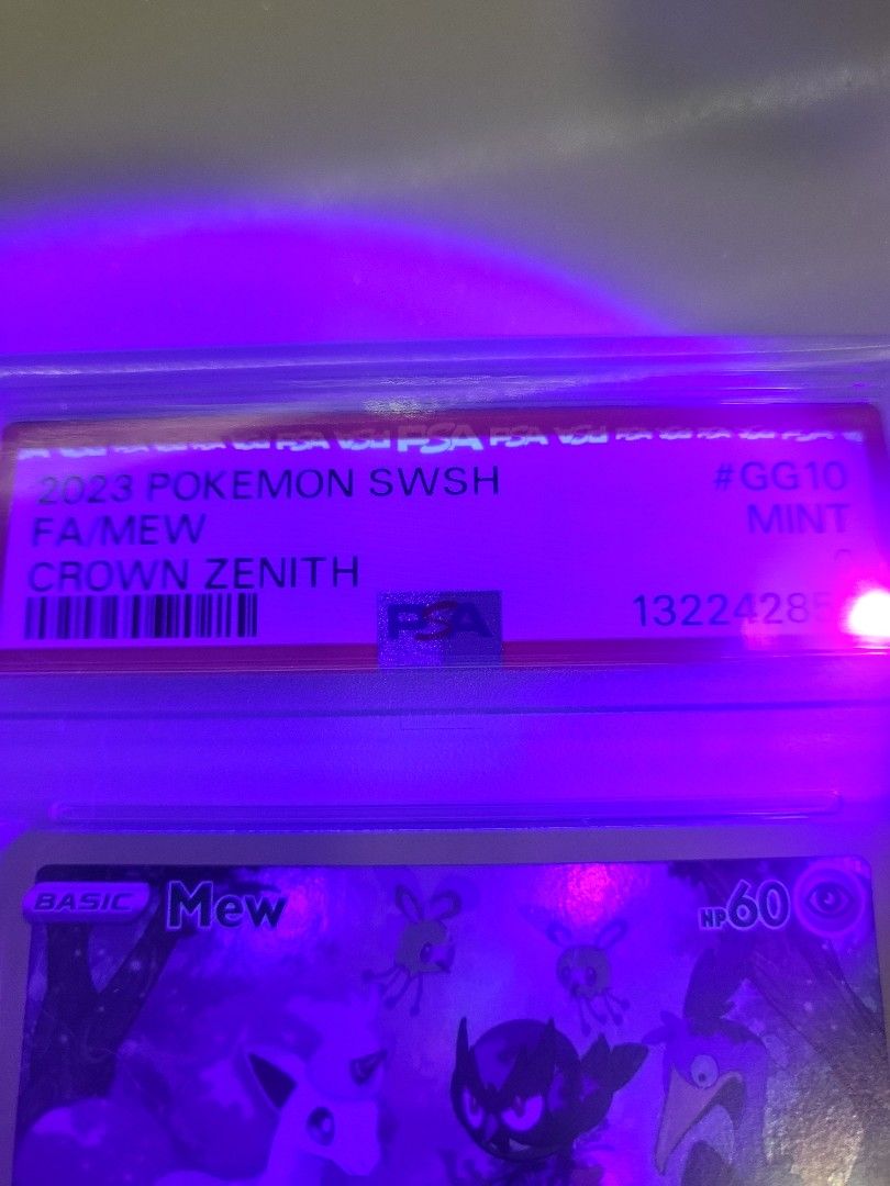2023 Pokemon SWSH Crown Zenith FA/Mew PSA 9, Hobbies & Toys, Toys ...