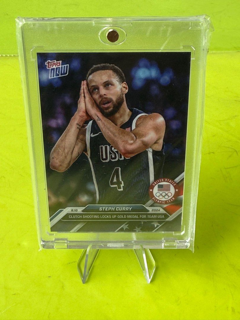 2024 Topps Now Steph Curry Olympic Gold Medal Card, Hobbies & Toys ...