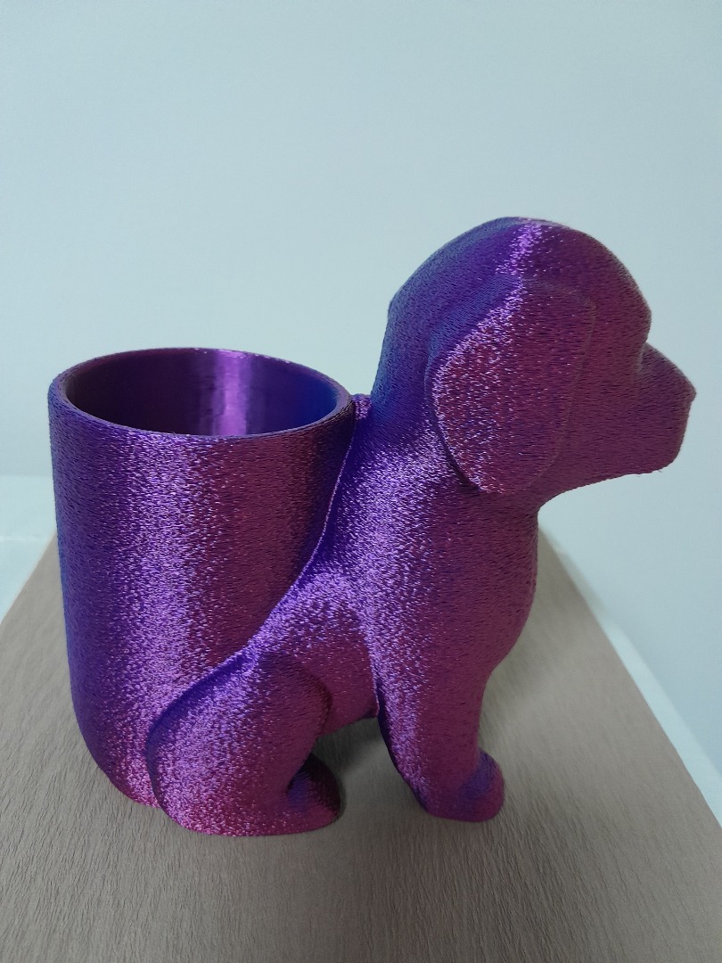 3D printed dog planter / pencil holder, Everything Else on Carousell