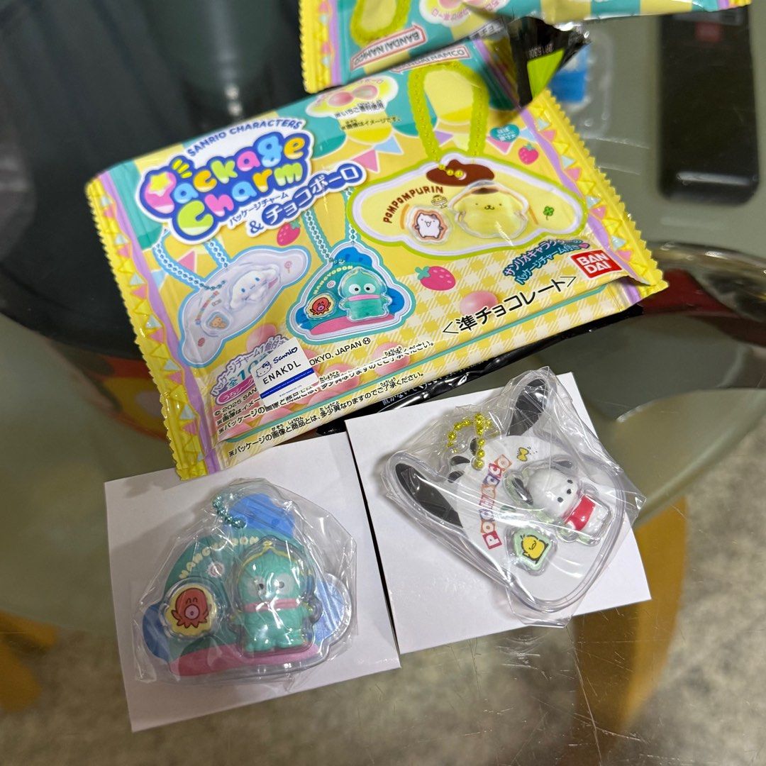 7-11 Sanrio Package Charm (HANGYODON/POCHACCO), Hobbies & Toys, Toys ...