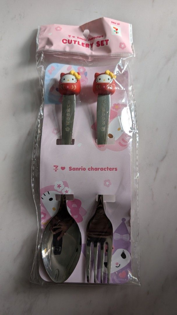 7-Eleven Sanrio Cutlery Set, Furniture & Home Living, Kitchenware ...