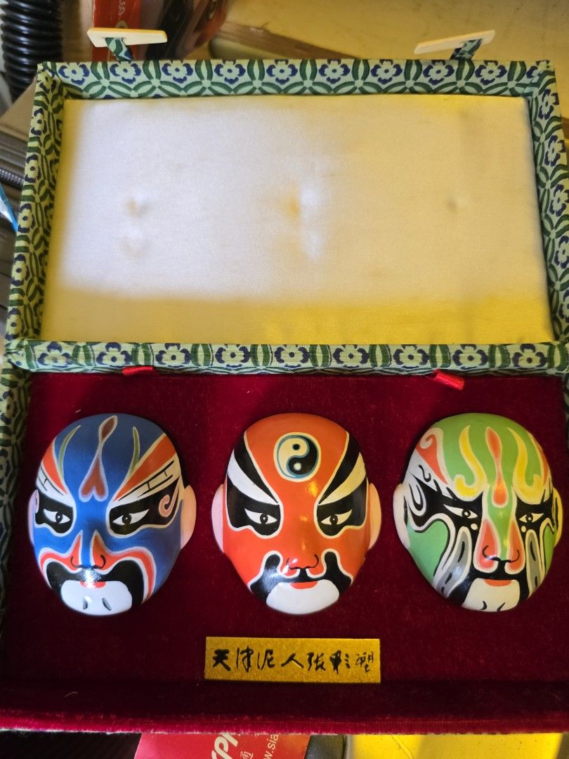 泥人张面谱 Chinese Opera Mask Set, Hobbies & Toys, Memorabilia ...