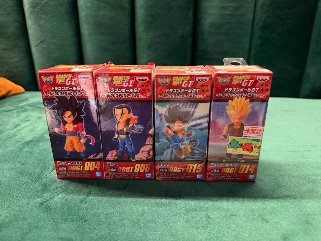 🐉 Dragon Ball GT WCF (Set of 4): SS4 Goku, Super 17, Son Goku (GT ...
