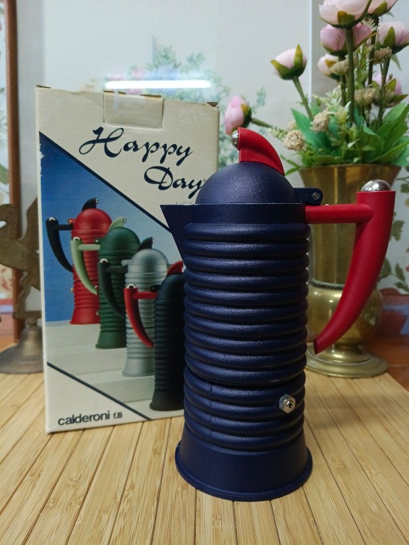 🇮🇹 Rare Calderoni Moka Pot – Design by Ennio Zovini Made in Italy | NOS ...