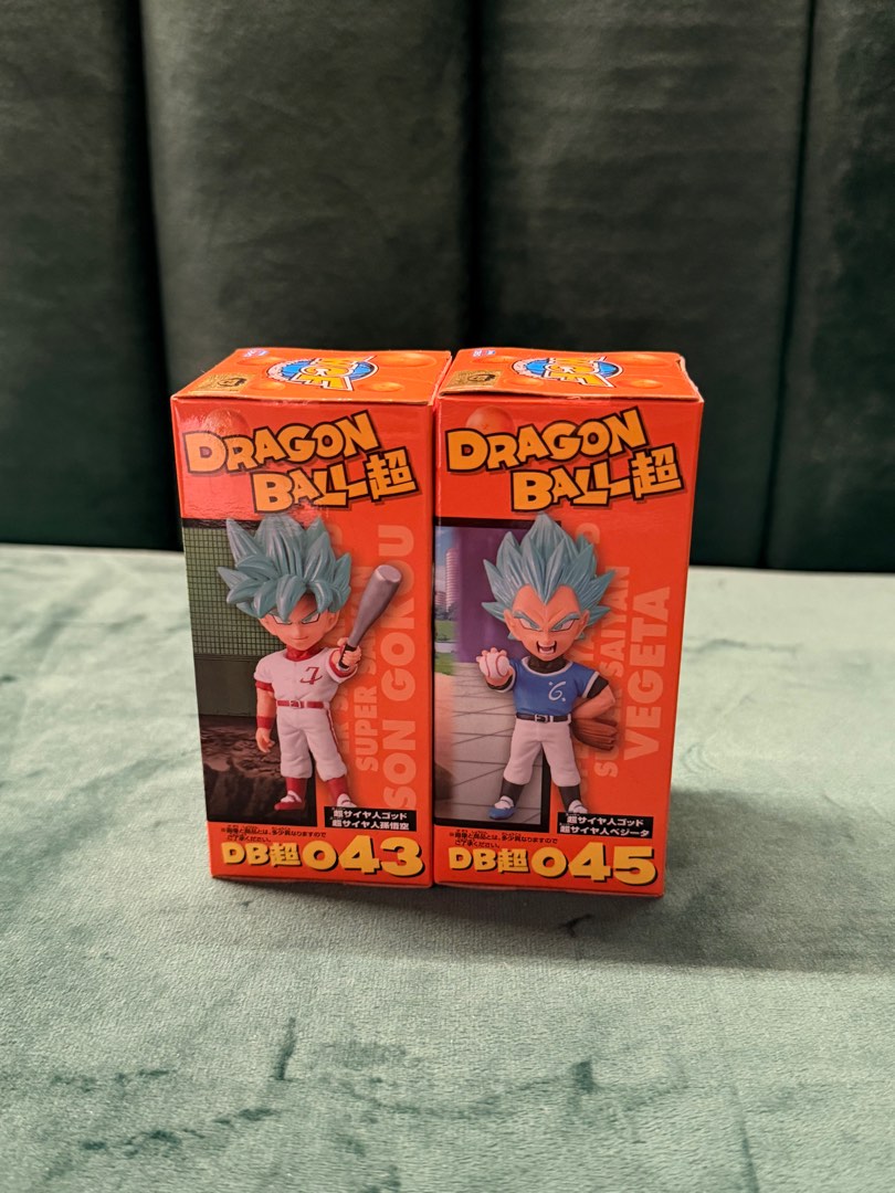 🐉 (RARE) Dragon Ball WCF: Super Saiyan God SS Goku & Vegeta (Baseball ...