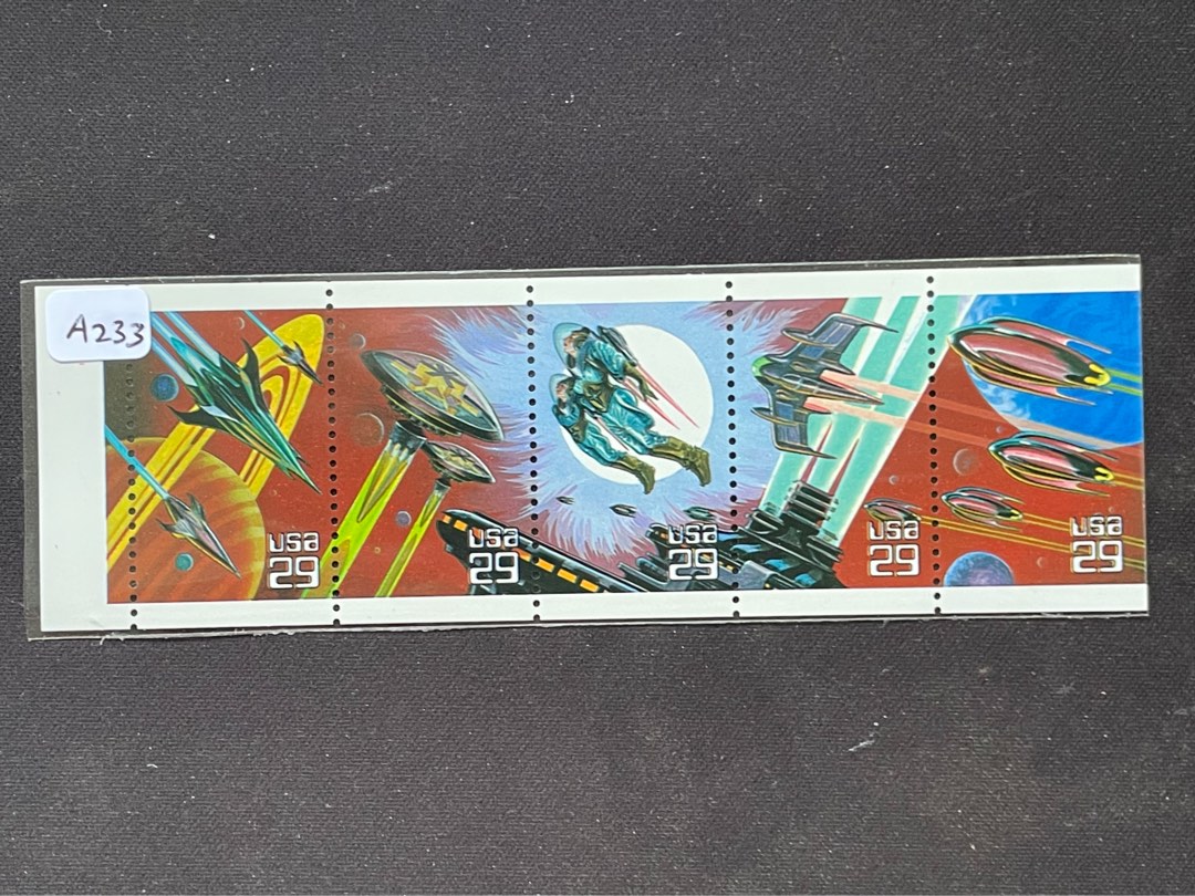 A233 - USA 1993 Space Fantasy, Saturn & Spacecrafts, Flying Saucers ...