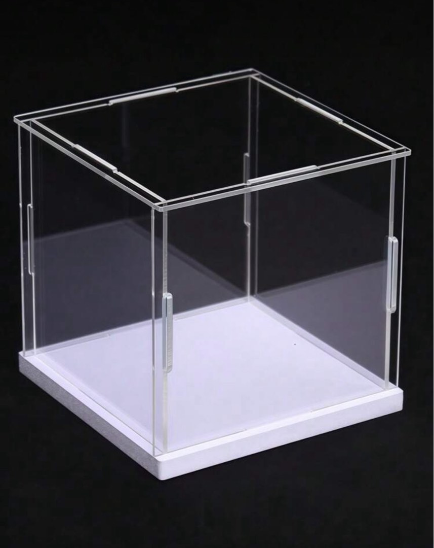 Acrylic Display Case with White Base, Hobbies & Toys, Toys & Games on ...