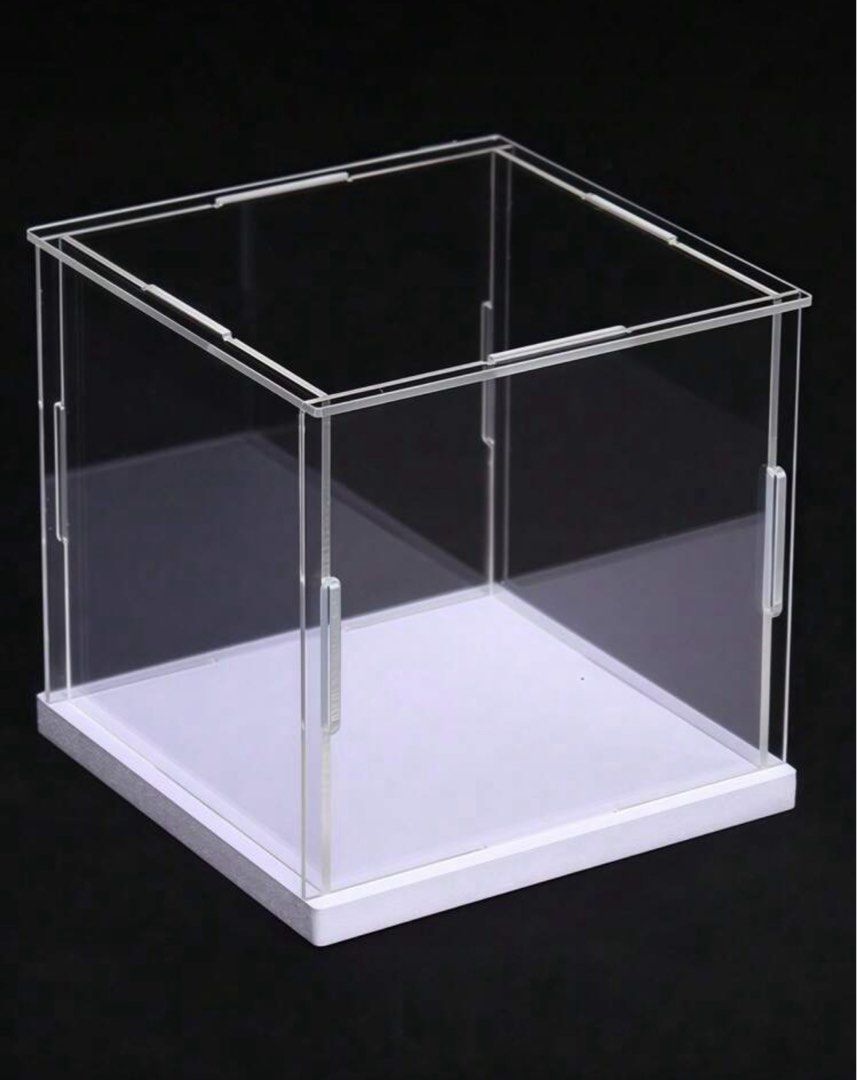 Acrylic Display Case with White Base, Hobbies & Toys, Toys & Games on ...