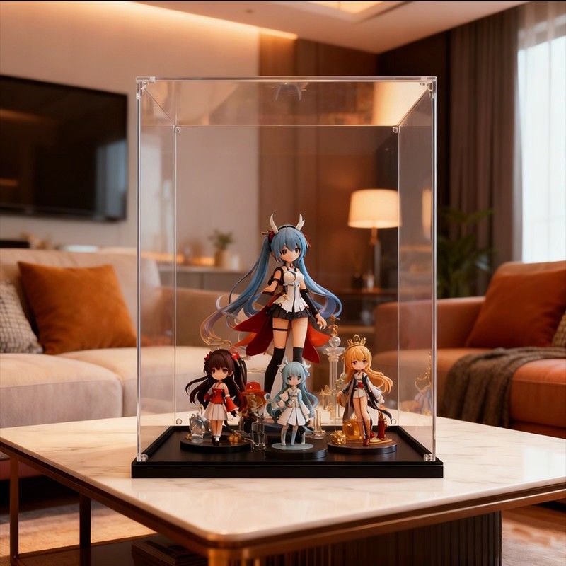 acrylic figurine display cases suitable for LEGO brick models ...