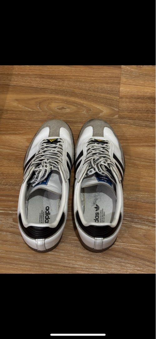Adidas Samba OG White Black Sneakers, Women's Fashion, Footwear ...