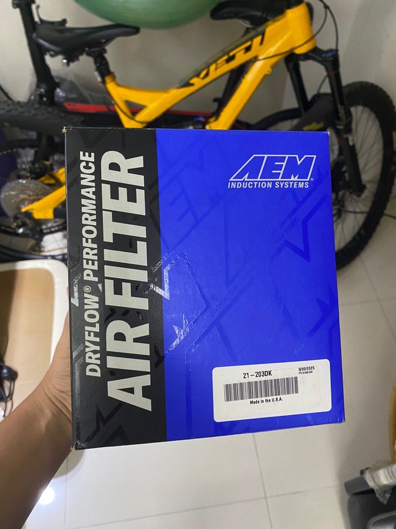 Aem 3 inch air intake cone/filter, Car Accessories, Accessories on ...