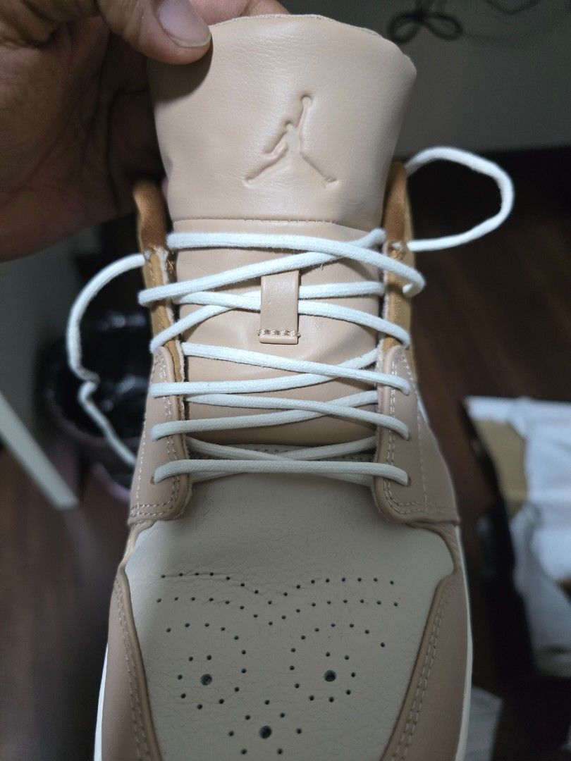 Air Jordan 1 Low - Beige/Brown, Men's Fashion, Footwear, Sneakers on ...