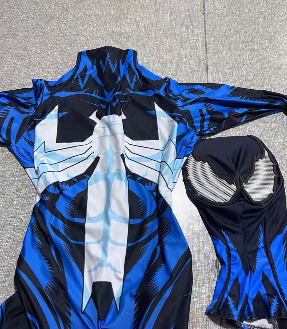 (ALL SIZES AVAILABLE) Black spiderman animated suit, Men's Fashion ...