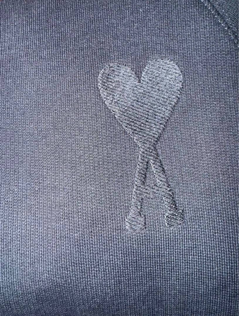 AMI Paris Heart Logo Sweater, Women's Fashion, Tops, Longsleeves on ...