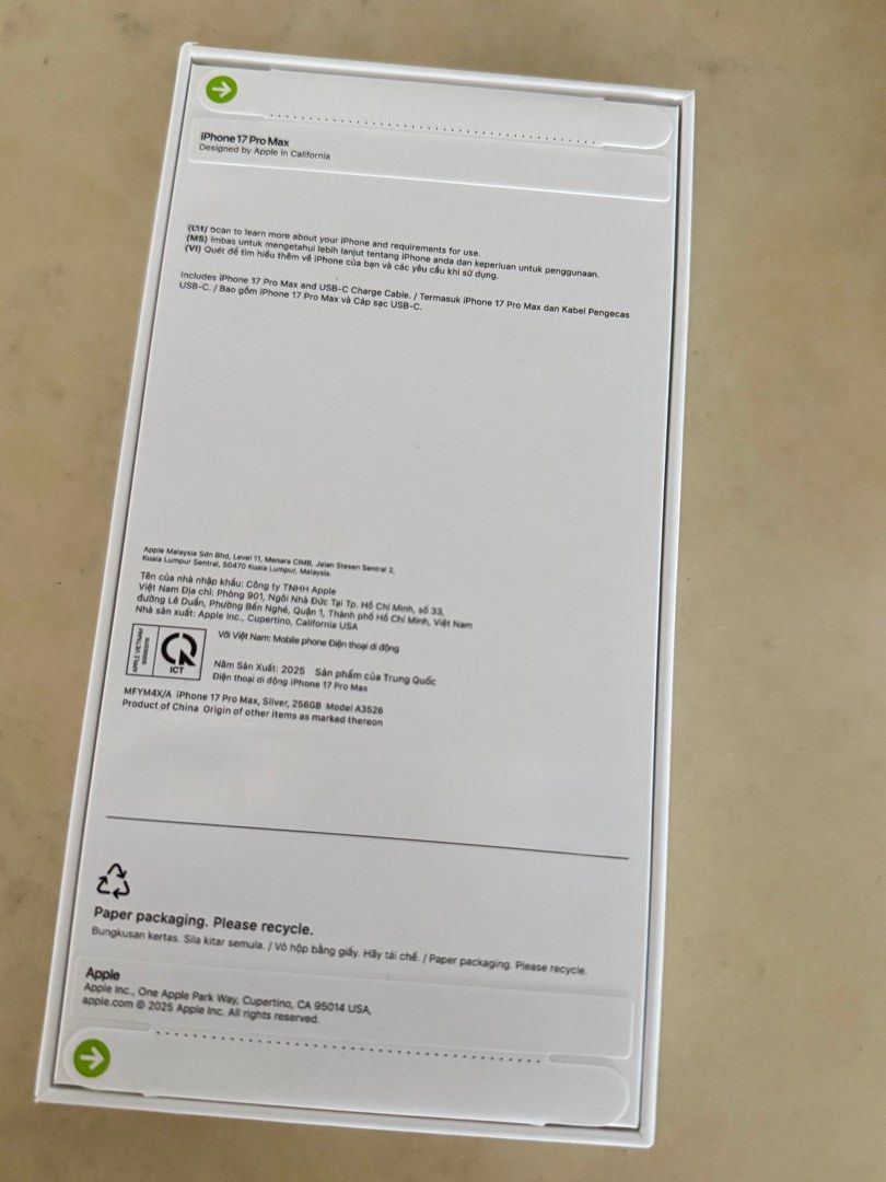 Apple iPhone 17 Pro Max 256G- Silver - Brand New, Mobile Phones ...