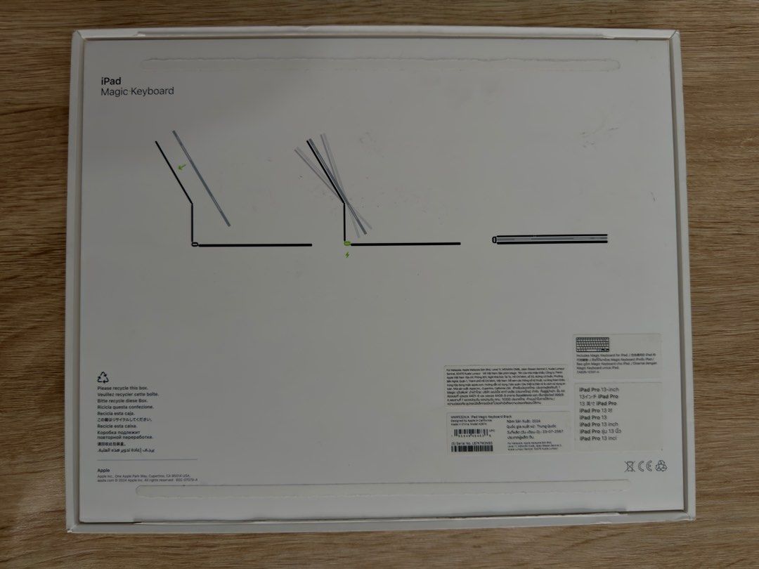 Apple Magic Keyboard for iPad Pro 13-inch, Computers & Tech, Parts ...