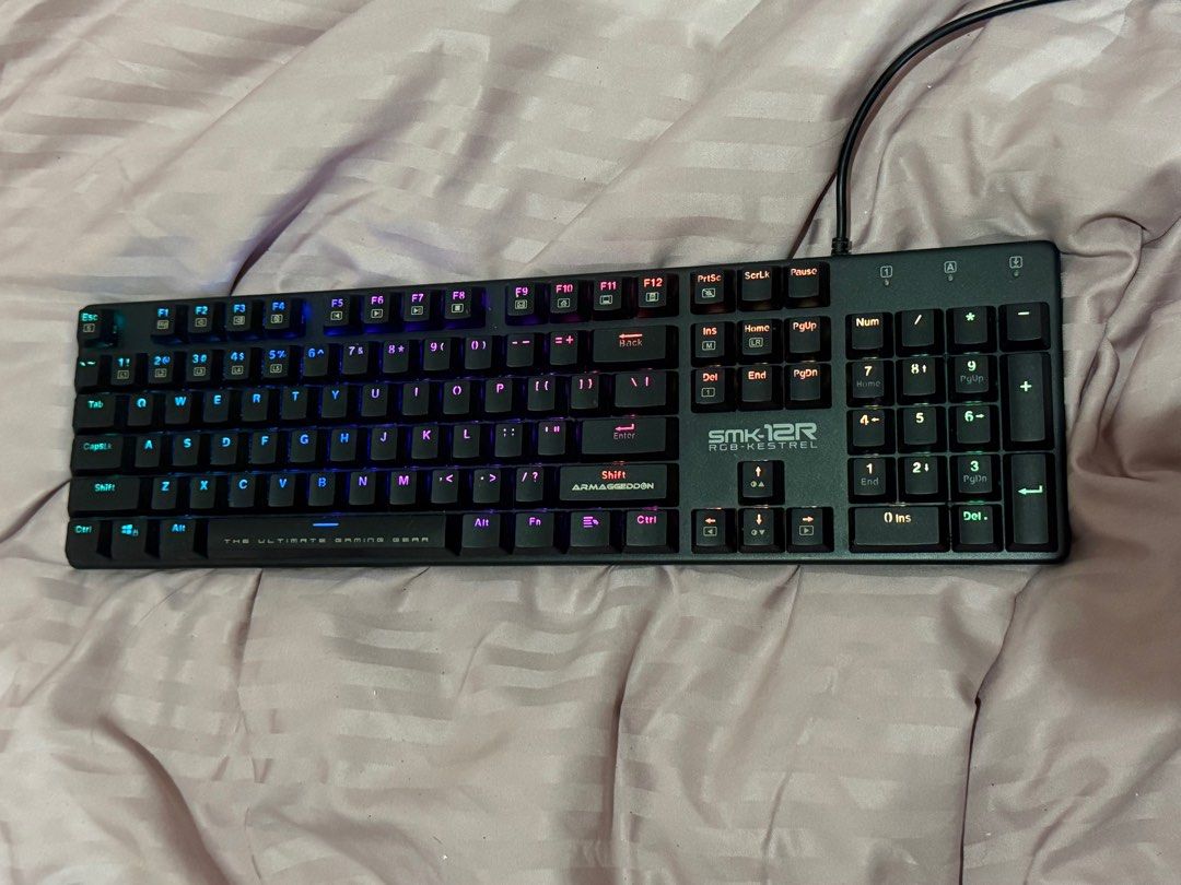 Armaggeddon SMK-12R RGB Kestrel Mechanical Keyboard, Computers & Tech ...