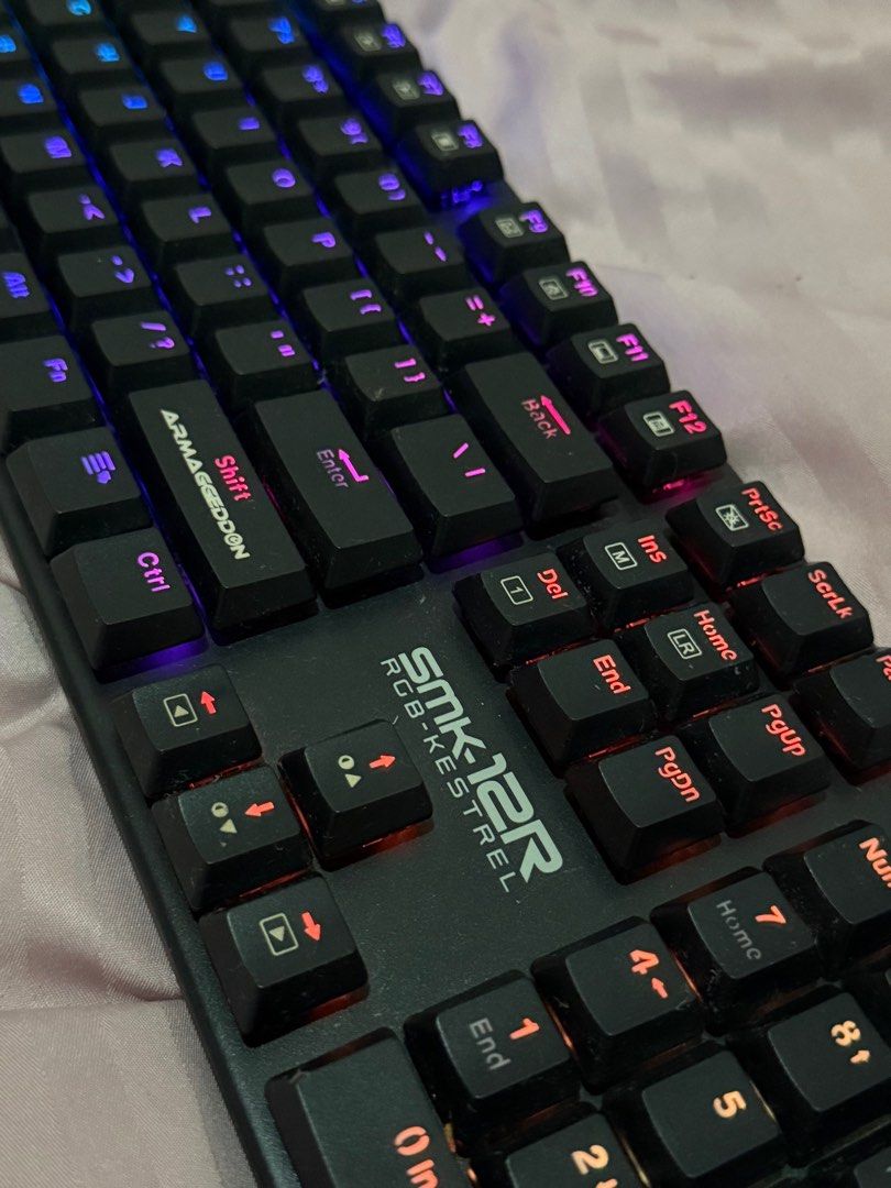 Armaggeddon SMK-12R RGB Kestrel Mechanical Keyboard, Computers & Tech ...