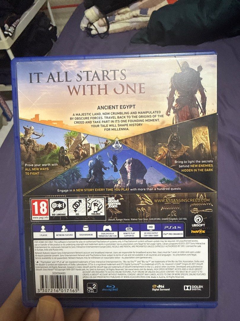 Assassin's Creed Origins - PS4 Game, Video Gaming, Video Games ...